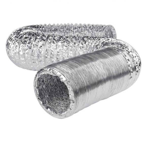 Aluminium Un-insulated Flex 315mm x 10m Long | AMS Ducting Supplies